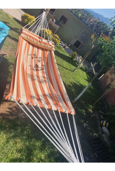 Okare Hamak Yastikli - Nevayi̇n - Akri̇li̇k Kumaş - Turuncu - 1 x 2 M - Okare Spor