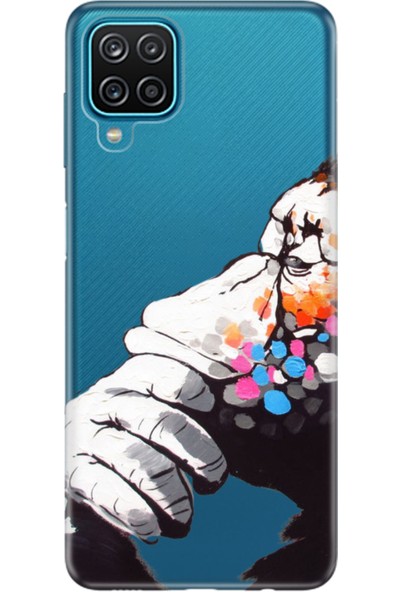 Cekuonline Samsung Galaxy M22 / M32 Kılıf Colored Resimli Silikon Maymun Stil Cekuonline Samsung Galaxy M22 / M32 Kılıf Colored Resimli Silikon Maymun Stil