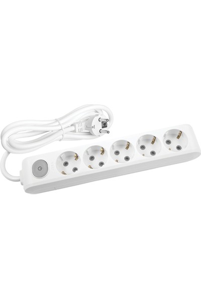 Viko ML-90117505 Multi-Let 5li Anahtarlı Çocuk Korumalı Topraklı 5 Metre Kablolu Grup Priz Viko ML-90117505 Multi-Let 5li Anahtarlı Çocuk Korumalı Topraklı 5 Metre Kablolu Grup Priz