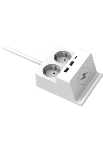Cata Yunus Akım Korumalı 2' Li Grup Priz CT-3003
