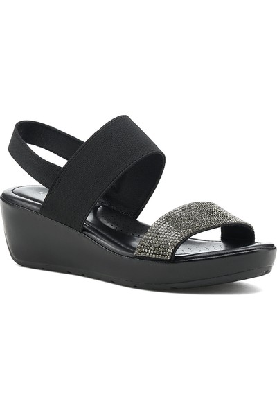 Nine West Neslıma 2fx Siyah Kadın Comfort Sandalet