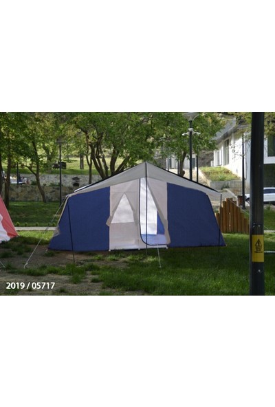 Tunç 2 Oda 1 Salon Kamp Çadırı Mavi