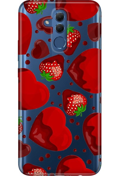 Cekuonline Huawei Mate 20 Lite Kılıf Colored Resimli Silikon Çikolatalı Çilek Cekuonline Huawei Mate 20 Lite Kılıf Colored Resimli Silikon Çikolatalı Çilek