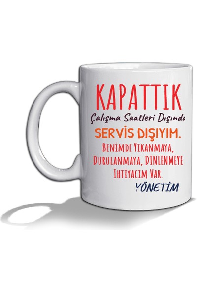 Kapattık Beyaz Kupa Bardak