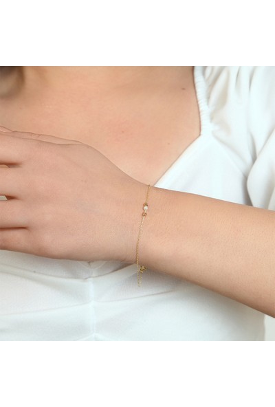 Barika Jewelry Kadın 14 Ayar Altın Dorikalı Bileklik Barika Jewelry Kadın 14 Ayar Altın Dorikalı Bileklik