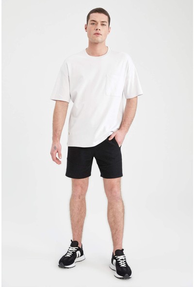 DeFacto Slim Fit Cep Detaylı ŞORT W7965AZ22SM