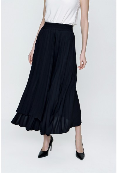 Aker 1190111 Kruvaze Kapama Asimetrik Pilise Etek