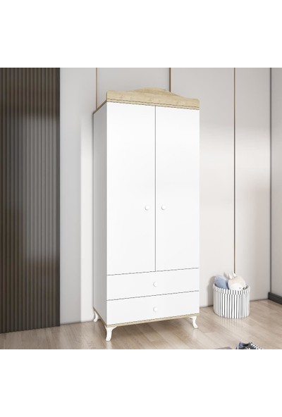 Afilli Armin Gardrop Beyaz Meşe Tamamı Mdflam Afilli Armin Gardrop Beyaz Meşe Tamamı Mdflam