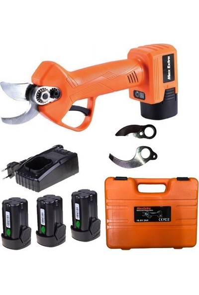 Max Extra Max-Extra MX8030 Akülü Budama Makası (3 Akülü) Max Extra Max-Extra MX8030 Akülü Budama Makası (3 Akülü)