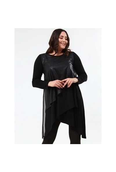 Mandolin Kadın Büyük Beden Tunik Mandolin Kadın Büyük Beden Tunik