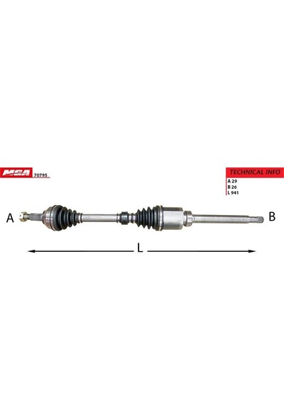 MGA Aks Komple Sag-(Nıssan: Qashqaı 07-11 -1.5 Dcı- M/t )