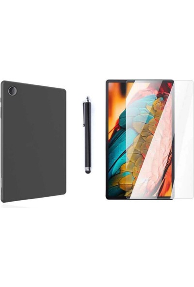 Kılıfist Samsung Galaxy Tab A8 10.5 SM-X200 (2021) Silikon Kılıf +Nano Cam Siyah