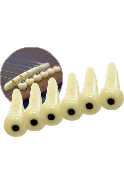 Bernam Gitar Aksesuar Akustik Pimi 6'lı Set GATPA6WH Bernam Gitar Aksesuar Akustik Pimi 6'lı Set GATPA6WH
