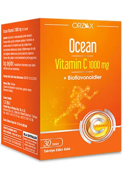 Orzax Vitamin C 30 Tablet