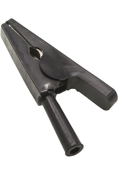 Motorobit Siyah Akü Maşası Krokodil - Banana Soket Girişli