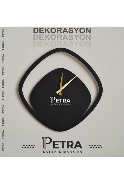 Ahşap Kesim Duvar Saati 72