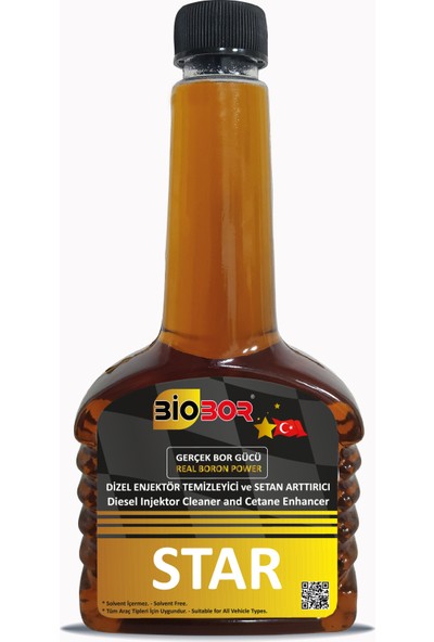 Biobor+ Star -Dizel Enjektör Temizleyici ve Setan Arttırıcı Yağ Katkısı 280 Ml. Biobor+ Star -Dizel Enjektör Temizleyici ve Setan Arttırıcı Yağ Katkısı 280 Ml.