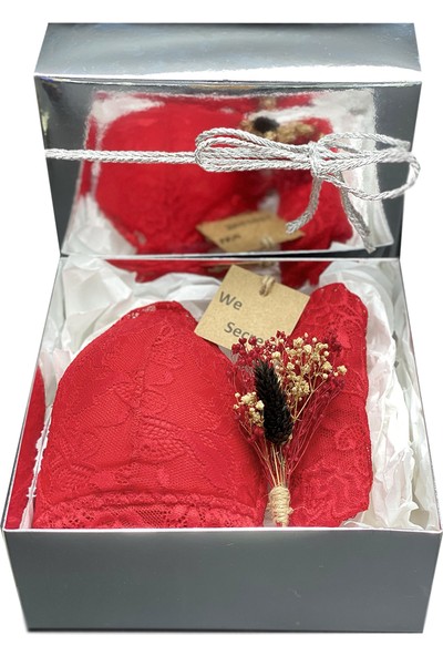 We Secrets Hediye Kutusu, Kırmızı Bralet Sütyen, Kırmızı Külot, Iç Çamaşırı Takımları,sütyen Külot Takımı We Secrets Hediye Kutusu, Kırmızı Bralet Sütyen, Kırmızı Külot, Iç Çamaşırı Takımları,sütyen Külot Takımı