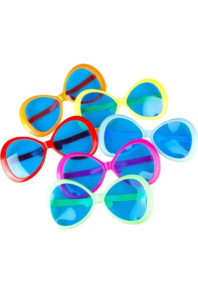 SoAndSo Büyük Boy Oval Parti Gözlüğü 12 Adet SoAndSo Büyük Boy Oval Parti Gözlüğü 12 Adet