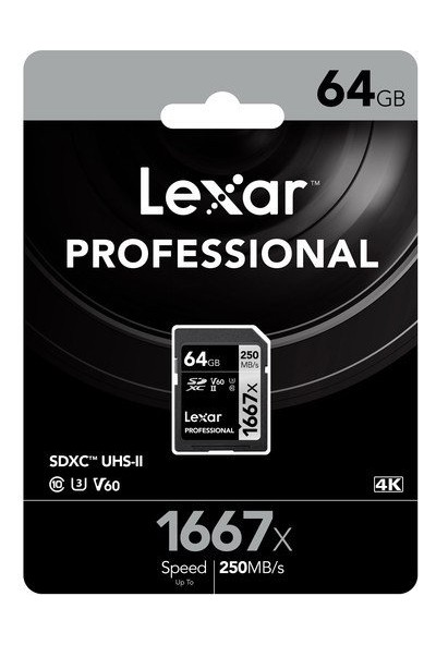 Lexar 64GB Professional 1667X Uhs-Iı Sdxc Hafıza Kartı Lexar 64GB Professional 1667X Uhs-Iı Sdxc Hafıza Kartı