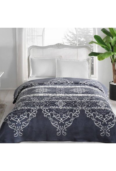 Taç 3290 Grand Gri Çift Kişilik Battaniye 71307929