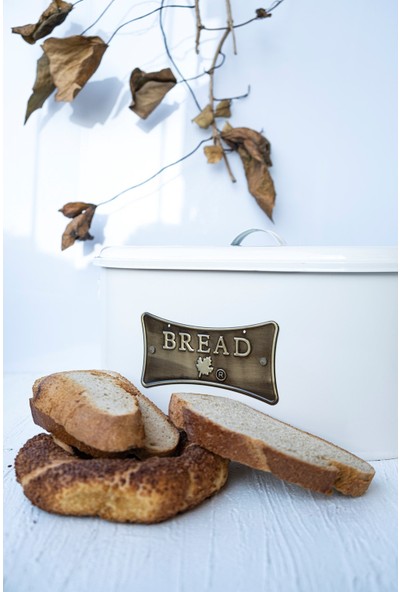 Anı Home Metal Kapaklı Ekmek Kutusu Ekmek Sepeti