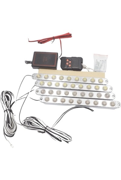 LED Lamba 4x9 Ledli Panjur Içi Çakar Lamba Sarı -Beyaz 12V LED Lamba 4x9 Ledli Panjur Içi Çakar Lamba Sarı -Beyaz 12V