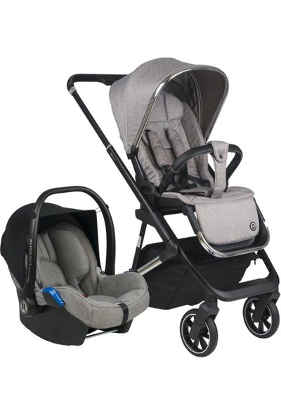 Bagi Nanofold 2 Travel Sistem Bebek Arabası Silver Grey Bagi Nanofold 2 Travel Sistem Bebek Arabası Silver Grey