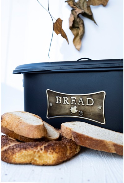 Anı Home Metal Kapaklı Ekmek Kutusu Ekmek Sepeti