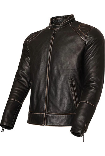 Vexo Vintage Deri Mont Siyah