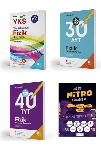 Nihat Bilgin Yayıncılık TYT AYT Fizik Soru Kitabı ve 30 TYT AYT Fizik Deneme Sınavları Seti Nihat Bilgin Yayıncılık TYT AYT Fizik Soru Kitabı ve 30 TYT AYT Fizik Deneme Sınavları Seti
