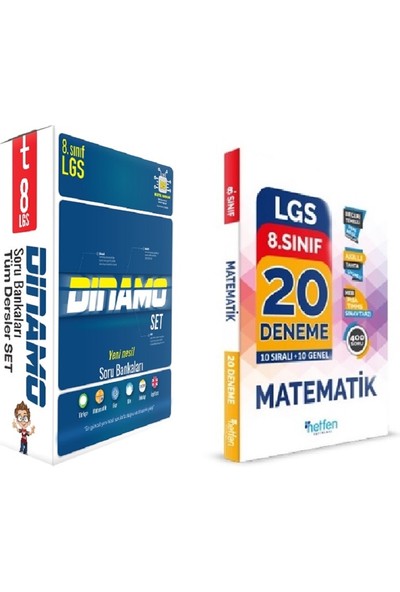 Tonguç Akademi 8. Sınıf Dinamo Tüm Dersler Soru Bankası Set ve Netfen Matematik 20 'li 10 Sıralı+10 Genel Deneme Tonguç Akademi 8. Sınıf Dinamo Tüm Dersler Soru Bankası Set ve Netfen Matematik 20 'li 10 Sıralı+10 Genel Deneme