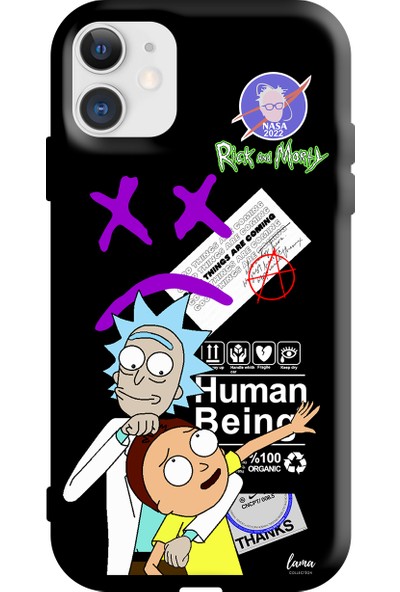 Lama Case Apple iPhone 11 Rick And Morty Tasarım Kılıf Lama Case Apple iPhone 11 Rick And Morty Tasarım Kılıf