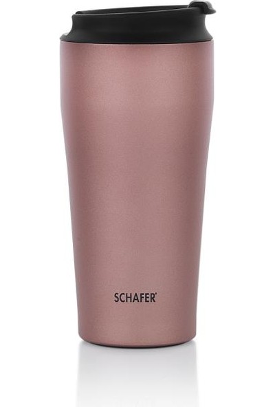 Schafer Iron Man Çelik Termos BARDAK-400 Ml-Rosegold