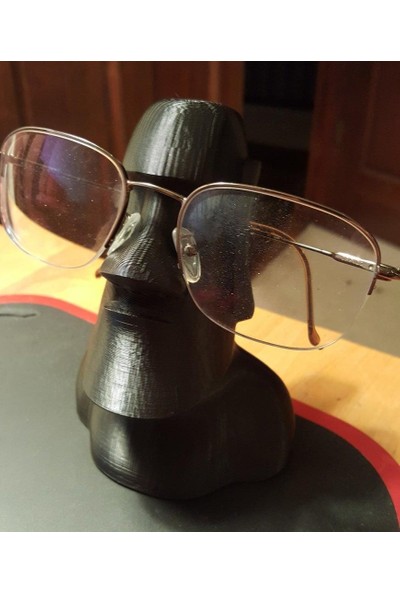 Aldım Geldi Moai Gözlük Tutucu Askısı Standı Aparatı Organik Plastikten