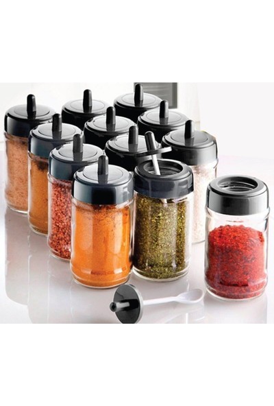 Adissa Adissa6 Adet Kapağı Kendinden Kaşıklı Baharatlık Seti 300 ml. Adissa Adissa6 Adet Kapağı Kendinden Kaşıklı Baharatlık Seti 300 ml.