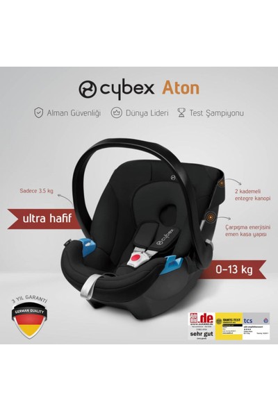 Cybex Aton Bebek Ana Kucağı (0-13 Kg) Cybex Aton Bebek Ana Kucağı (0-13 Kg)