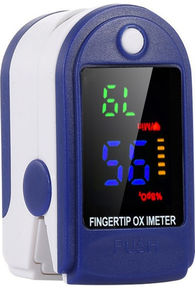Ohpa Oksijen Doygunluğu ve Nabız Hızı Monitörü - Mavi (Yurt Dışından)