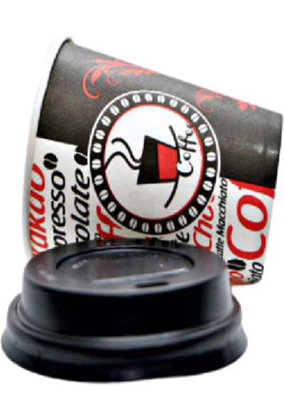 Aygün Cup 8 Oz Kapaklı Karton Bardak 250 ml - 100'LÜ ( Kırmızı ) Aygün Cup 8 Oz Kapaklı Karton Bardak 250 ml - 100'LÜ ( Kırmızı )