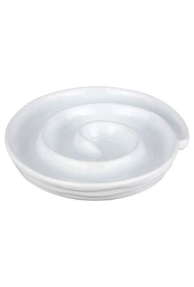 Tantitoni Seramik Krem Yuvarlak Zeytinlik