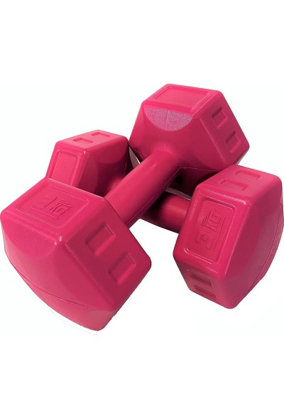 E-Life 3 kg Fuşya Dambıl Seti 3 kg x 2 Adet Toplam 6 kg Ağırlık Seti E-Life 3 kg Fuşya Dambıl Seti 3 kg x 2 Adet Toplam 6 kg Ağırlık Seti