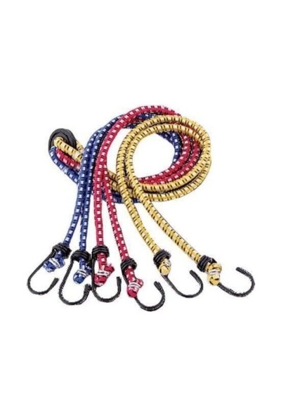 Adilon Bagaj Gergi Lastiği 3 Adet Plastik Kancalı Araç, Araba, Otomobil, Motosiklet, Bisiklet