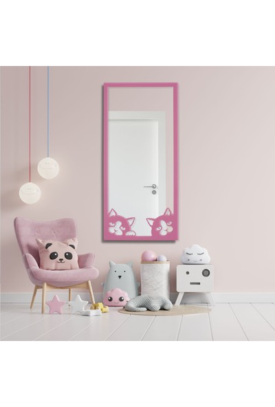 Admire Kedili Metal Çerçeveli Boy Aynası ( 50 cm x 112 Cm) Admire Kedili Metal Çerçeveli Boy Aynası ( 50 cm x 112 Cm)