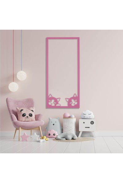 Admire Kedili Metal Boy Aynası Çerçevesi (50 cm x 112 Cm) Admire Kedili Metal Boy Aynası Çerçevesi (50 cm x 112 Cm)