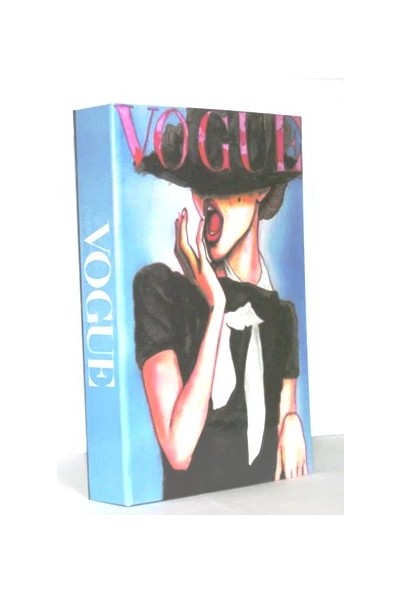 Melek Store Vogue Dekoratif Kitap Kutusu Melek Store Vogue Dekoratif Kitap Kutusu