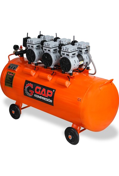 GAP | 200 lt Sessiz ve Yağsız Hava Kompresörü