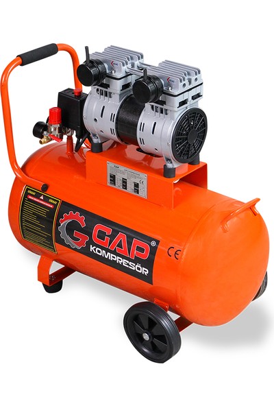 Gap | 50 Lt Sessiz ve Yağsız Hava Kompresörü (Yurt Dışından)