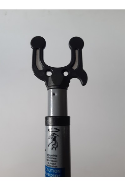 Sosto Askı Sopası, Mağaza Tekstil Sopası, Kıyafet Indirme Sopası Teleskopik (Kapalı 1 mt Açık 2mt)