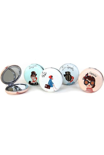 UCR Cep Aynası Yuvarlak Tombul Makyaj Aynası