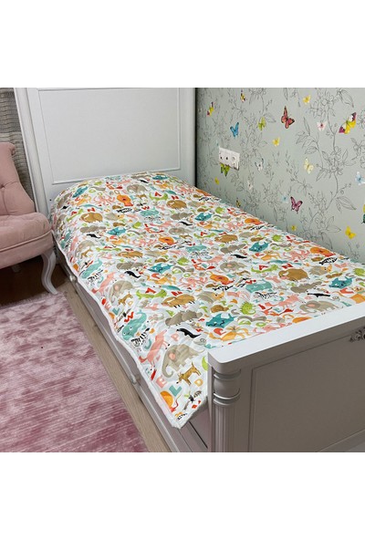 Ak-teks Tekstil Desenli Çocuk Yorgan ( Pamuklu ) Ak-teks Tekstil Desenli Çocuk Yorgan ( Pamuklu )
